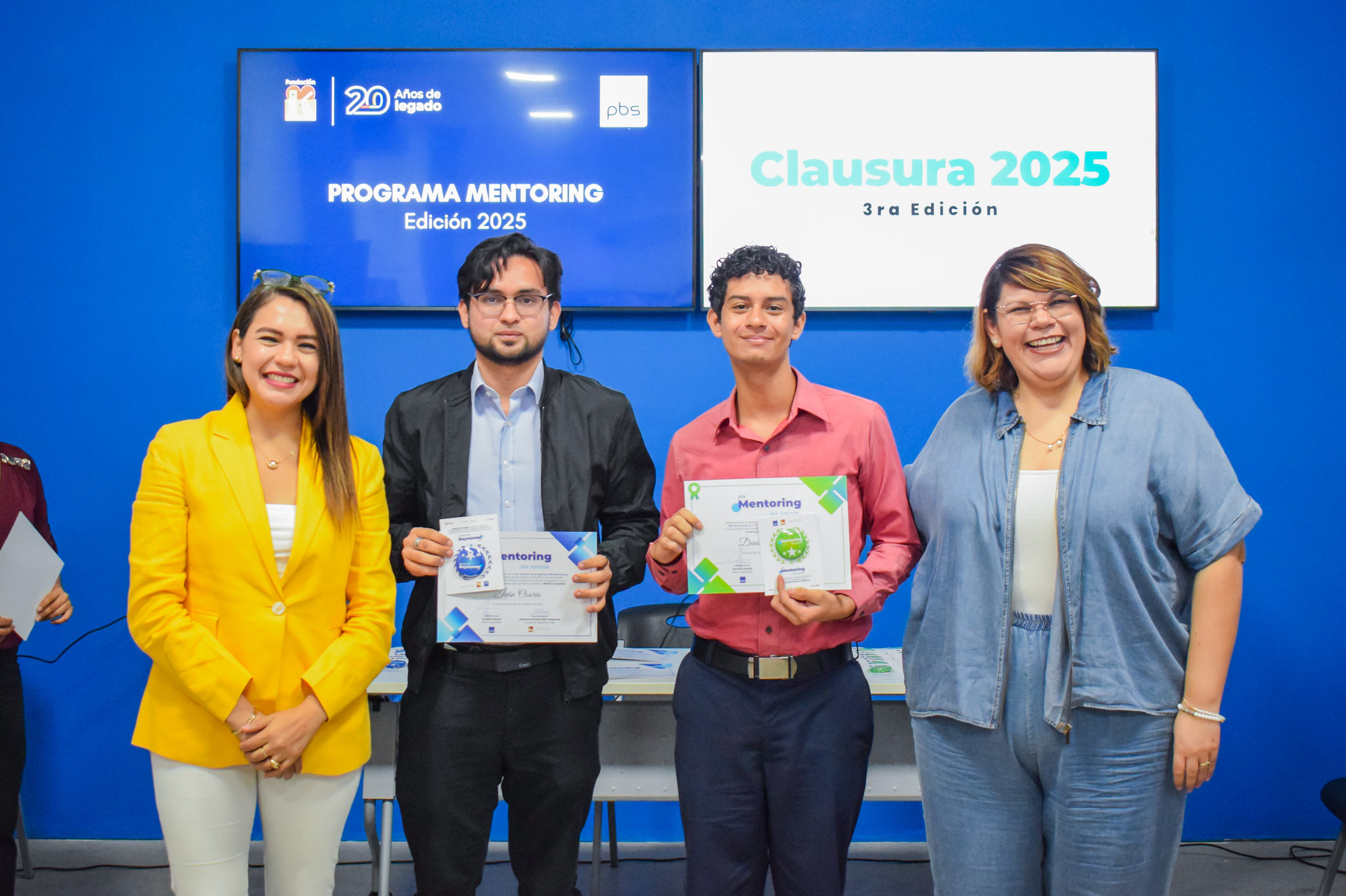 La Fundación Gloria Kriete y PBS El Salvador clausuran la tercera edición del Programa de ...