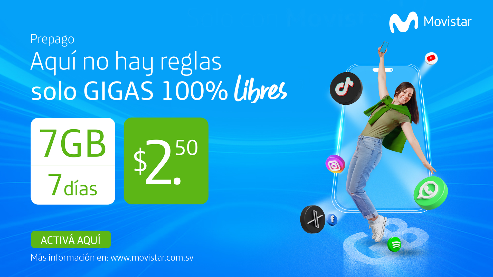 Movistar El Salvador presenta sus nuevos paquetes #Libres - Empresas 503